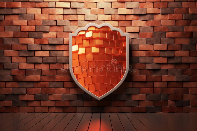 Firewall, Security, Wall, Brick, Bricks Blue Business Logo and Business ...