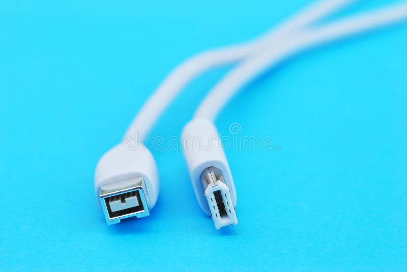 Firewire cable stock photo. Image of objects, connector - 13435316