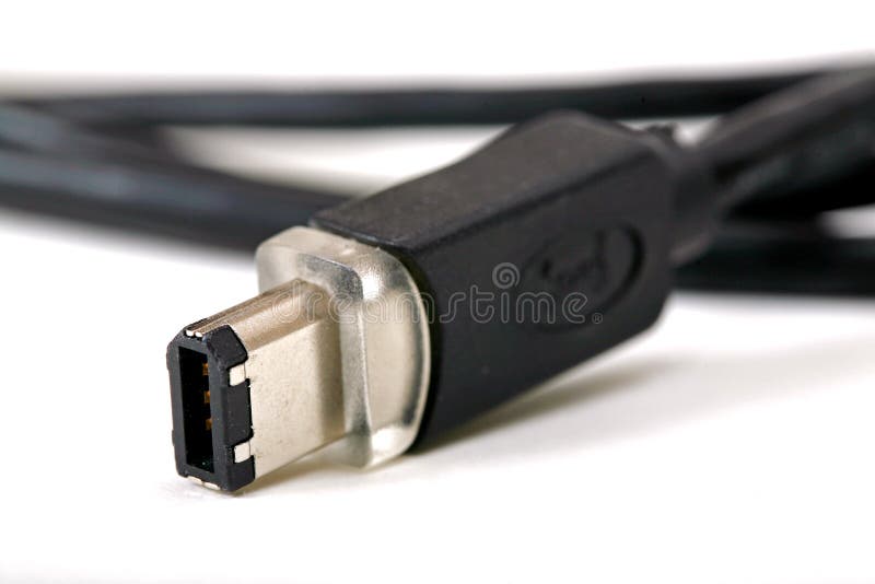 Firewire Plug stock photo. Image of capture, computer, connectivity ...