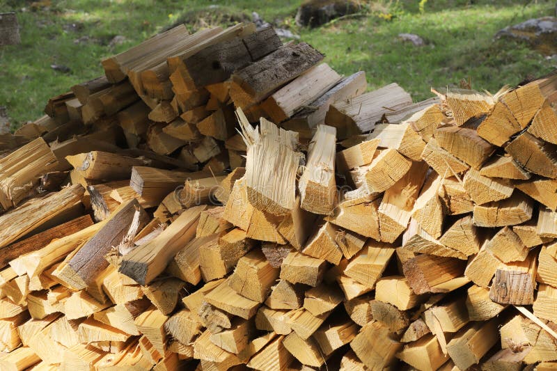Firewood stock photo. Image of storage, woodpile, material - 285092262
