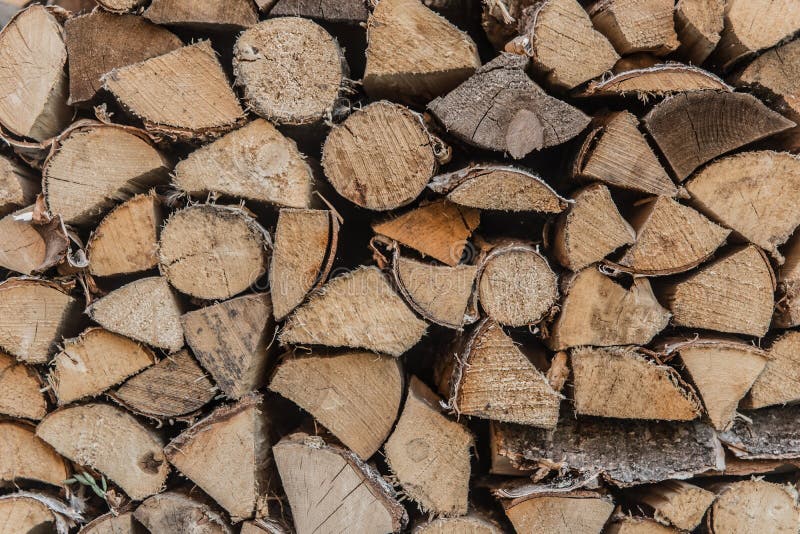 Firewood Stack Texture Background Storage Wood Materials Chopped Pile ...