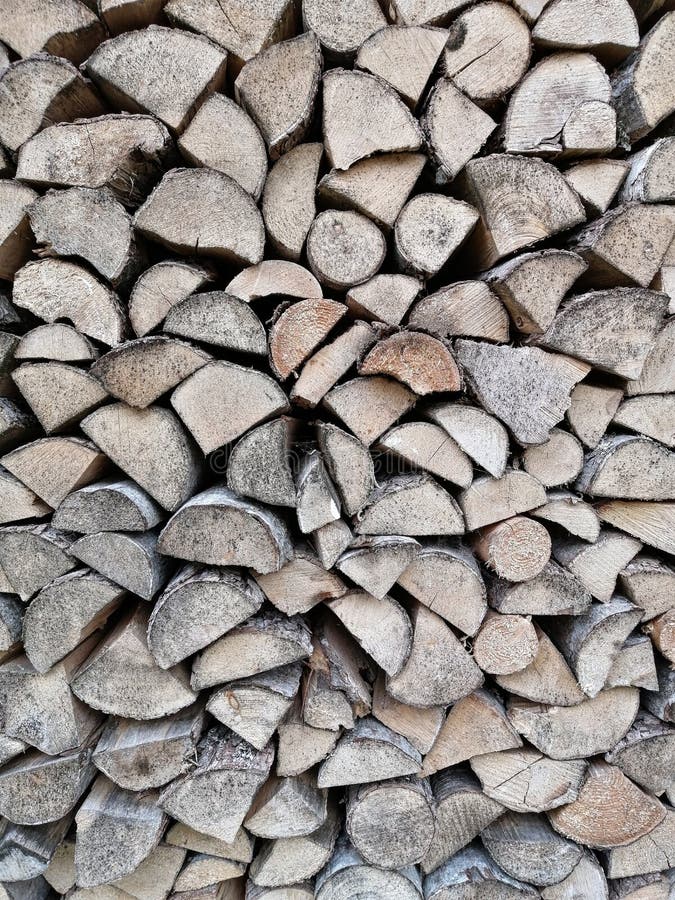 Firewood wall background. stock photo. Image of brick - 215024874