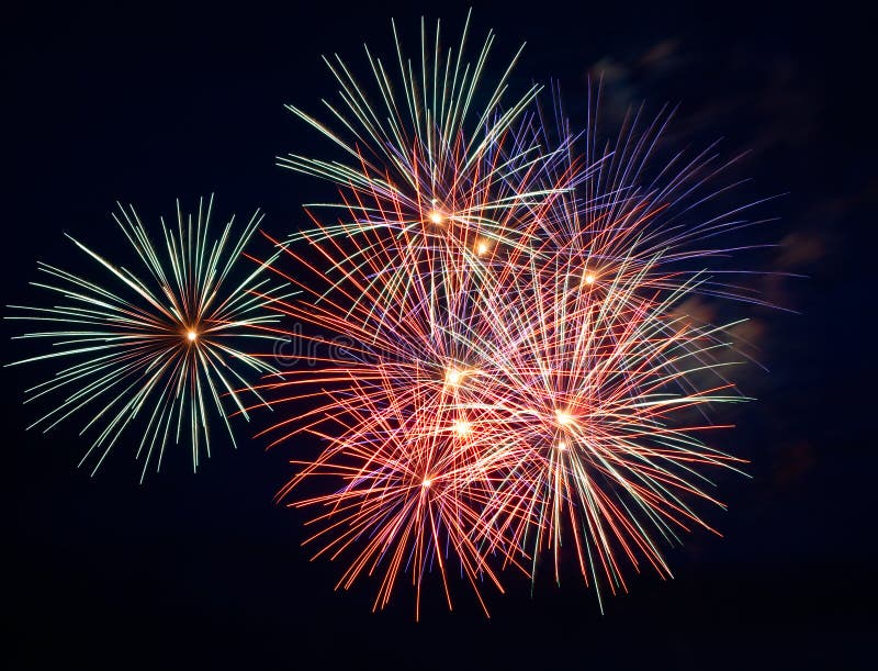 Flying fireworks rocket stock vector. Illustration of carnival - 11901616