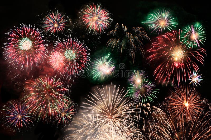 Fireworks stock image. Image of celebrate, glow, colorful - 1742201