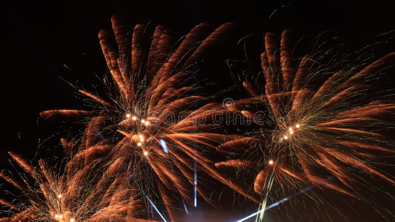 Firework.display of Colorful Fireworks.Light Abstract Stock Photo ...