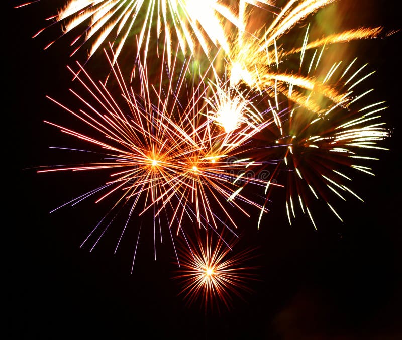 Firework stock image. Image of star, landscape, blast - 5393569