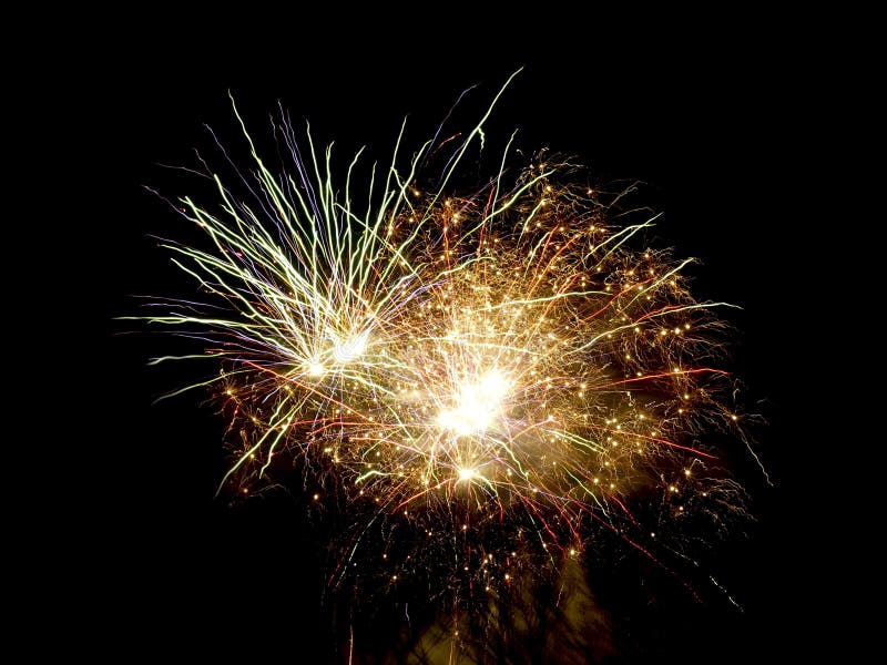 Firework Amusement Entertainment Fun at Night Stock Photo - Image of ...