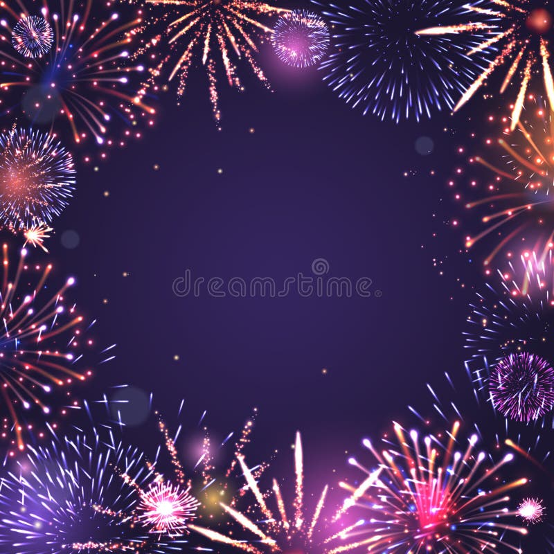 Animated Fireworks Wallpaper