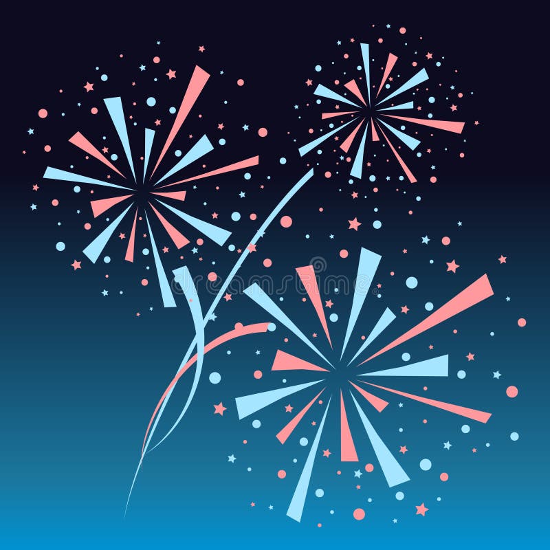 Firework background stock vector. Illustration of decoration - 50985728
