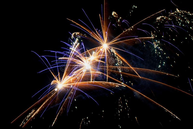 A red firework explosion stock image. Image of burst - 15677697