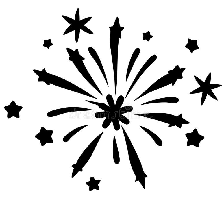 Firework Burst Vector Illustration Celebration Design for Decorations ...