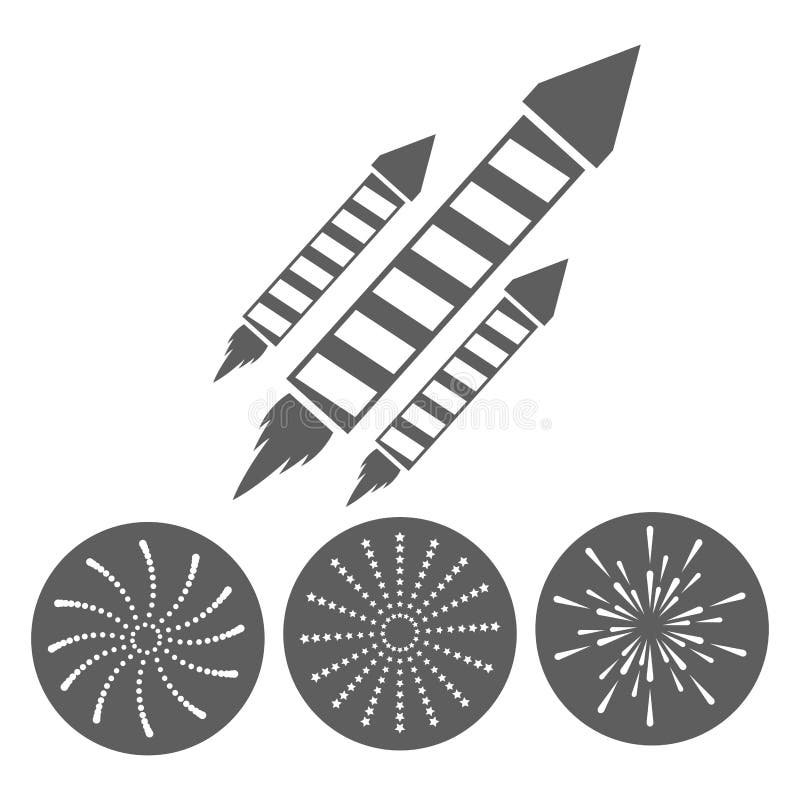 Firework Celebration Explosion Icon. Vector Graphic Stock Vector ...