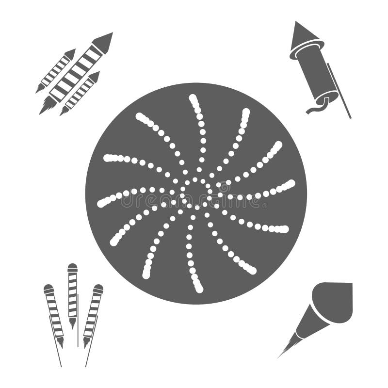 Firework Celebration Explosion Icon. Vector Graphic Stock Vector ...