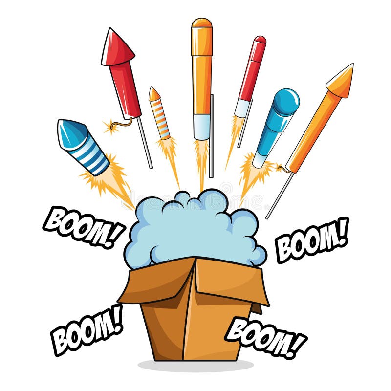 Firework Celebration Explosion Night Icon. Vector Graphic Stock Vector ...