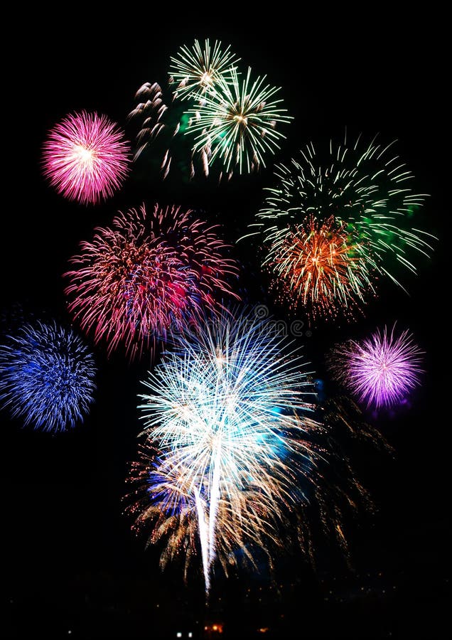 Firework Display stock image. Image of smoke, celebrate - 5810265