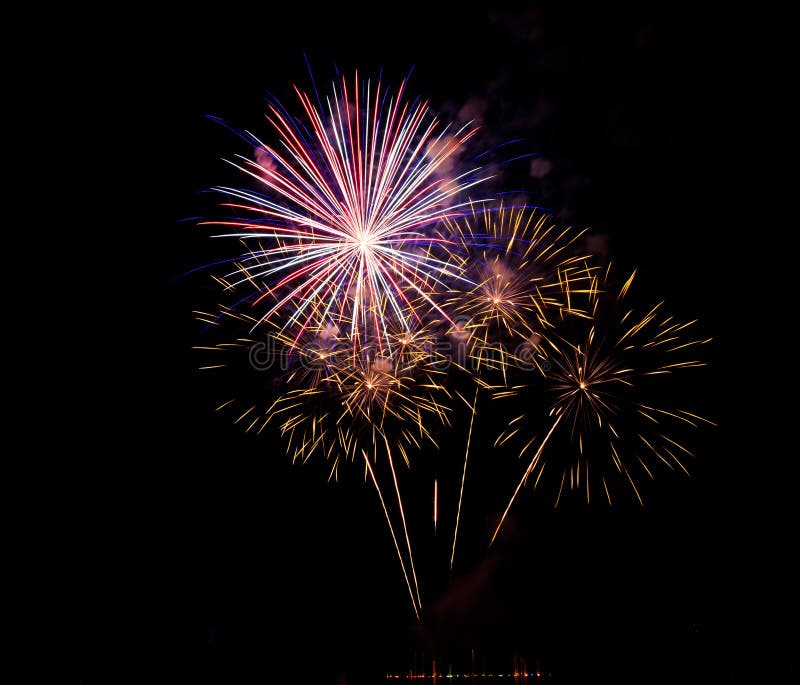 Fireworks stock image. Image of blast, bang, background - 7061889