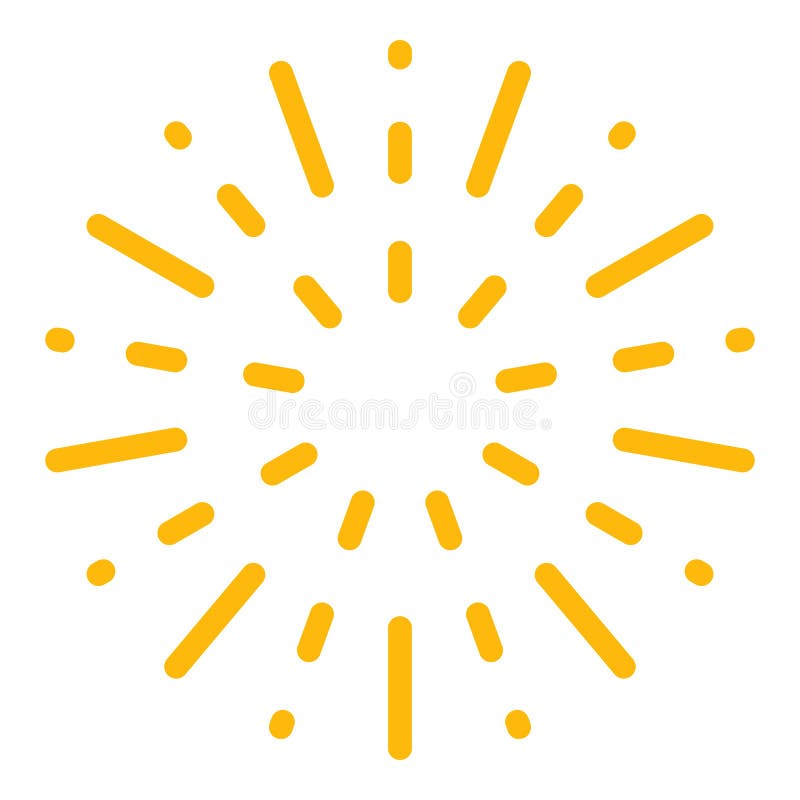 Firework Cracker Icon Color Outline Vector Stock Vector - Illustration ...