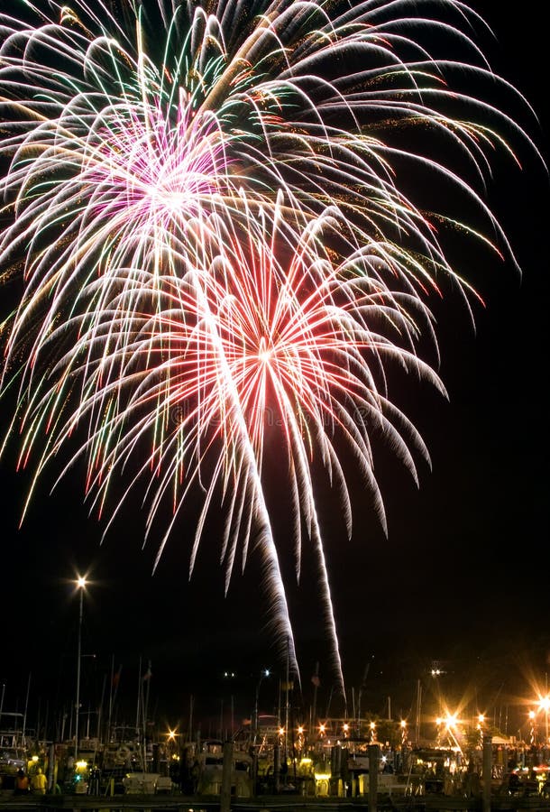 Firework display 1 stock image. Image of multi, night - 2807913