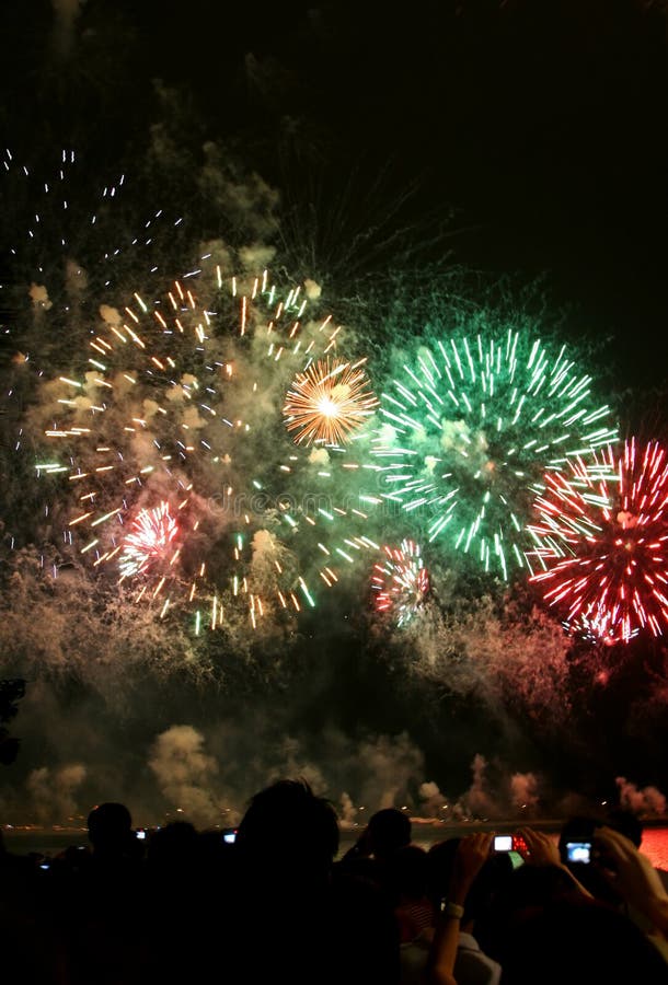 Firework Display stock image. Image of smoke, celebrate - 5810265