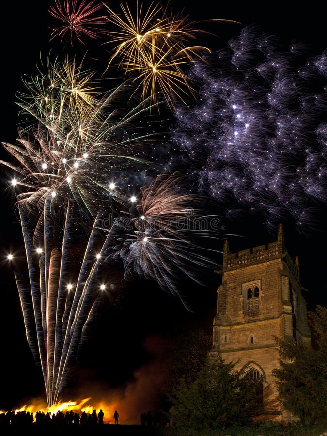 Fireworks - 5th November - Guy Fawkes Night Stock Image - Image of ...