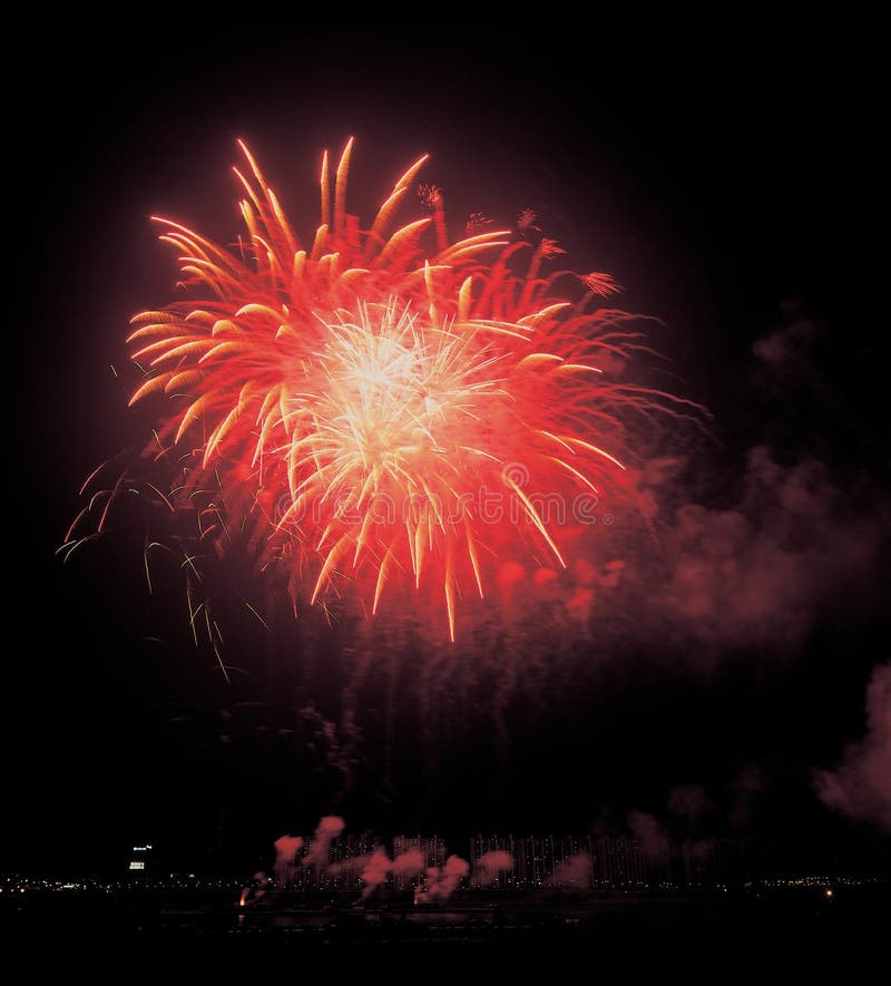 Firework Display stock image. Image of fete, display - 81560595