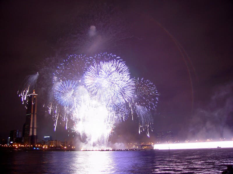 Firework Display stock photo. Image of party, outdoors - 82414436