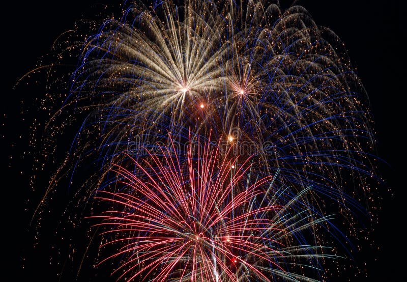 Trailing Firework stock photo. Image of explode, independence - 3549566