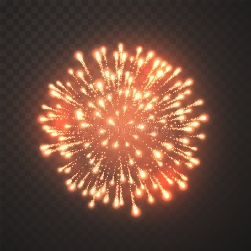 A Firework Explosion at Sunset in a Field. Generative AI Stock ...