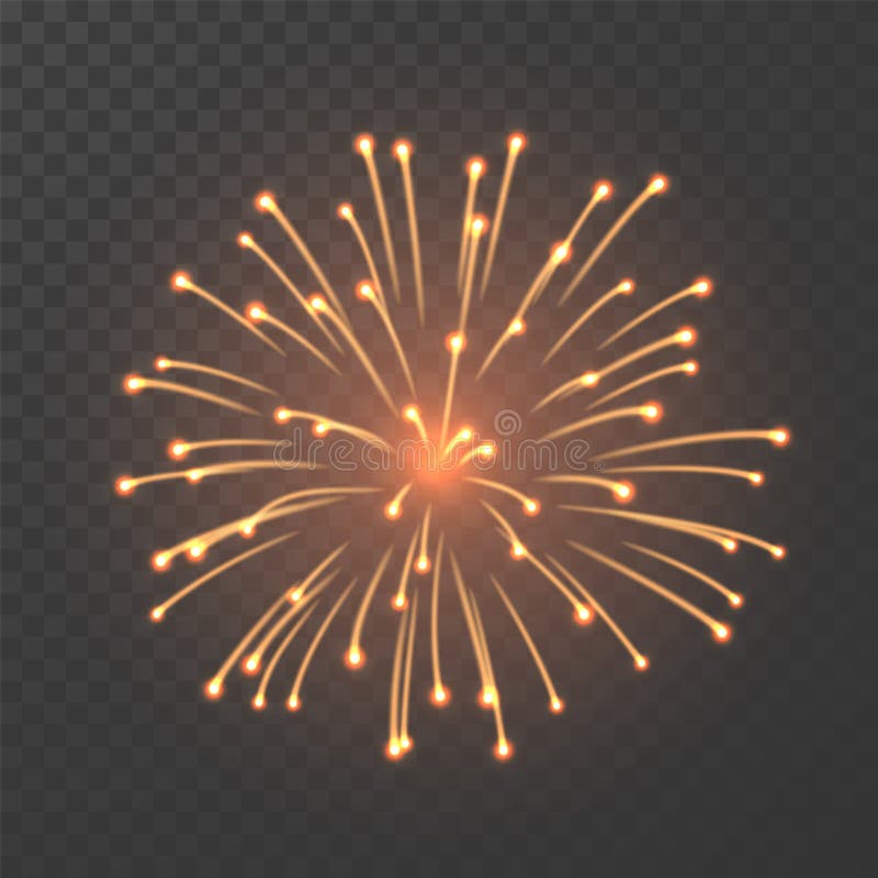 A Firework Explosion at Sunset in a Field. Generative AI Stock ...