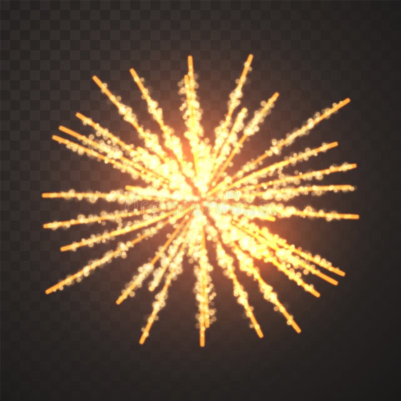 A Firework Explosion at Sunset in a Field. Generative AI Stock ...
