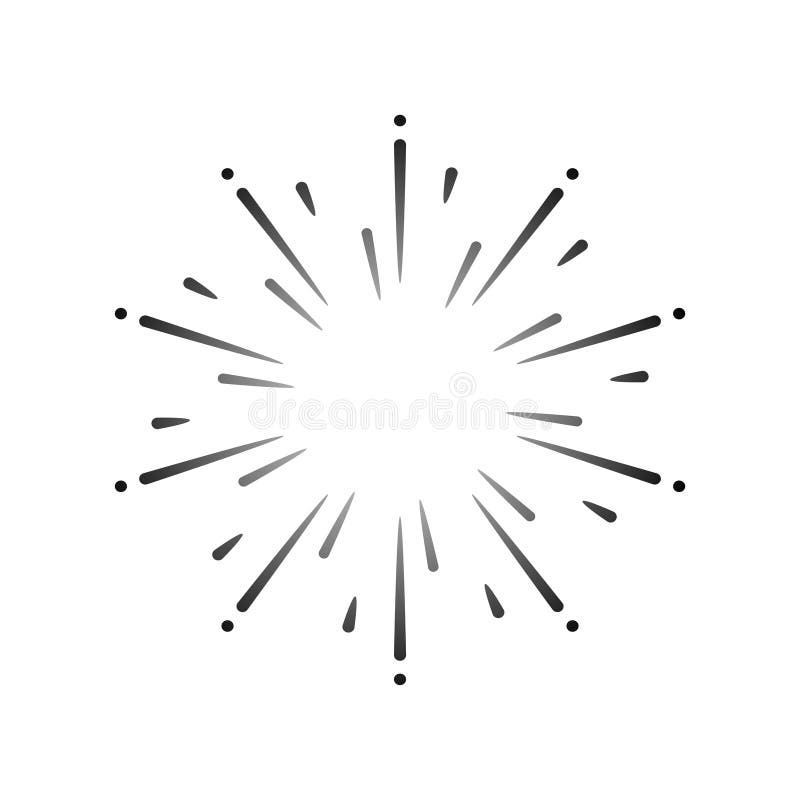 Firework Explosion Design Element Vector Stock Vector - Illustration of ...