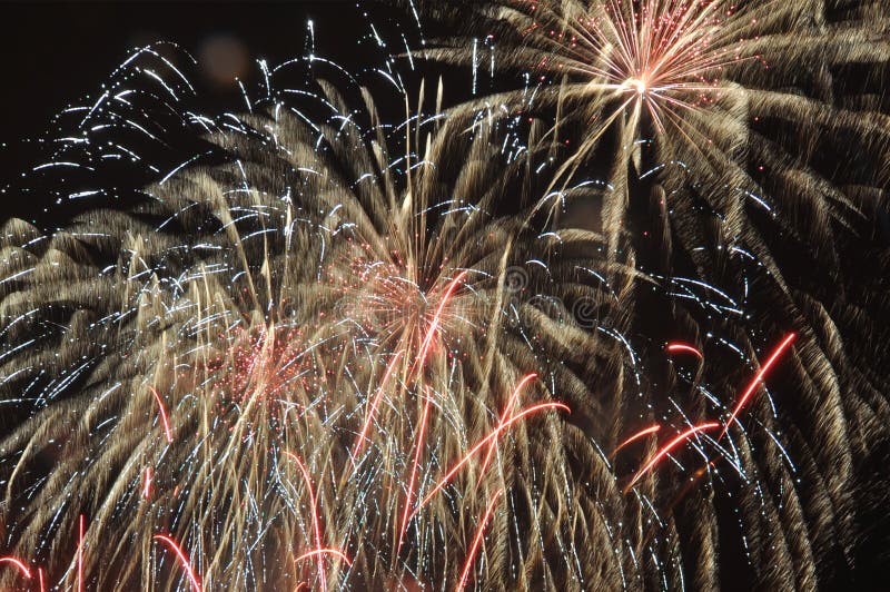 Firework explosion finale. stock image. Image of firework - 130685527