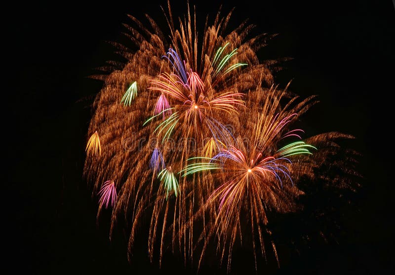 Firework stock photo. Image of year, rockets, illuminated - 34937838