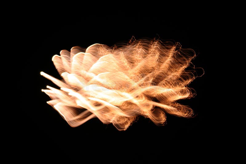 Firework. Formation of Spirals Centered on Each Other Stock Photo ...