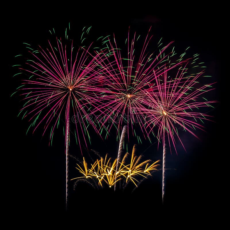 Firework stock image. Image of firework, evening, december - 48089321