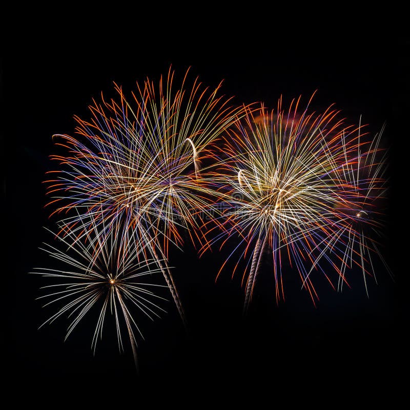 Firework stock image. Image of black, festival, burst - 48089511