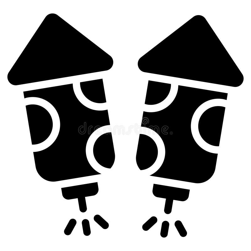 Firework icon, black icon stock vector. Illustration of firework ...
