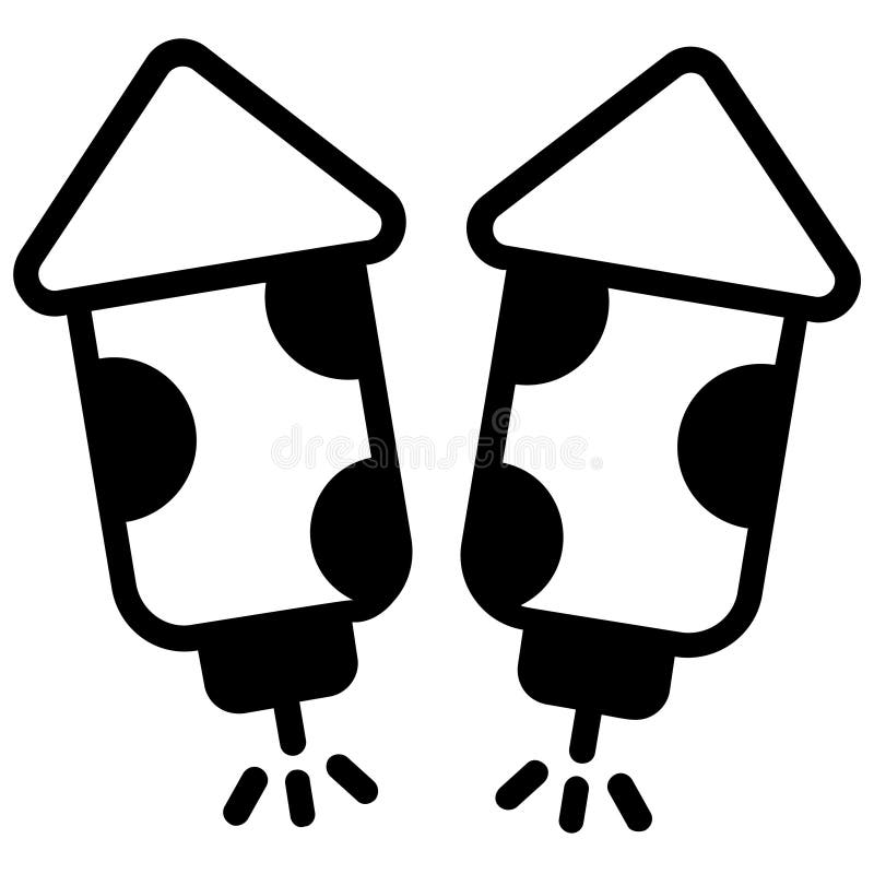 Firework icon, black icon stock vector. Illustration of holiday - 260114782