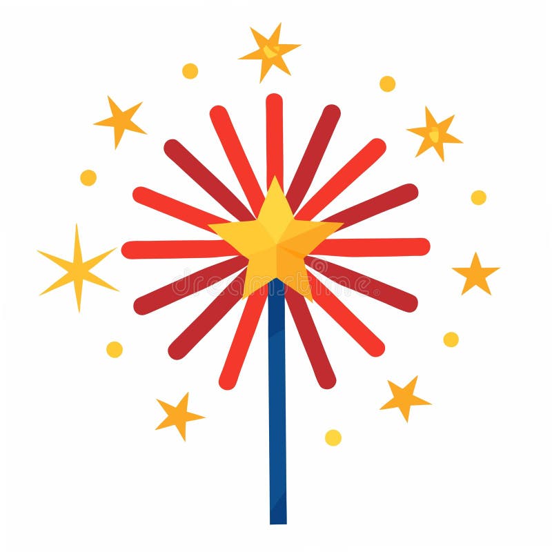 Firework Icon Fireworks Holidays Icon Concept Vector Illustration Stock ...