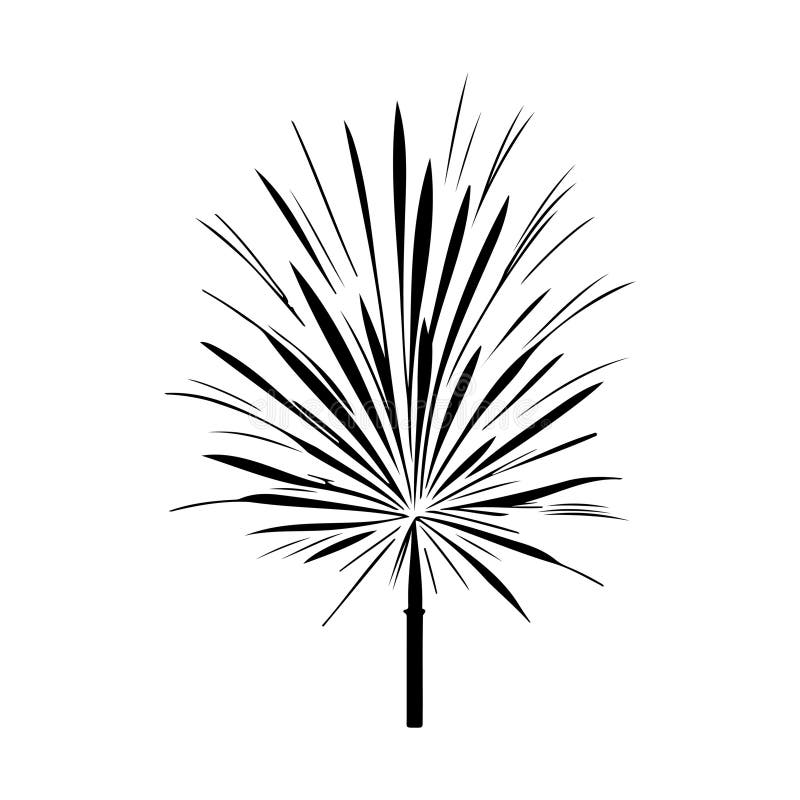 Firework Icon Hand Draw Black Colour Chinese Logo Symbol Perfect Stock ...