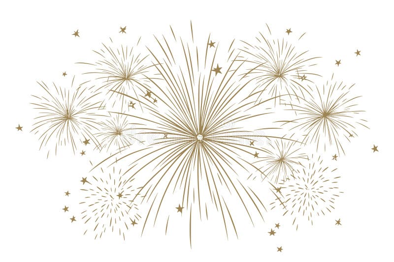 Firework Isolated on Transparent Background Vector AI Generated Stock ...