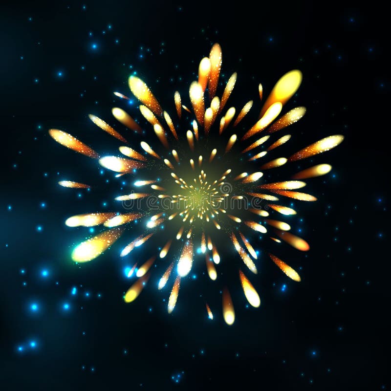 Firework, Light Effects and Grouped. Stock Illustration - Illustration ...