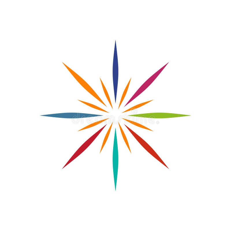 Firework Light Vector Illustration Template Stock Vector - Illustration ...