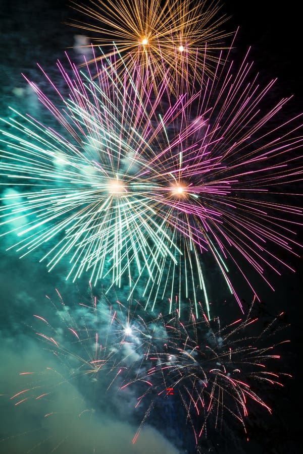 Firework stock photo. Image of congratulation, dark - 146814306