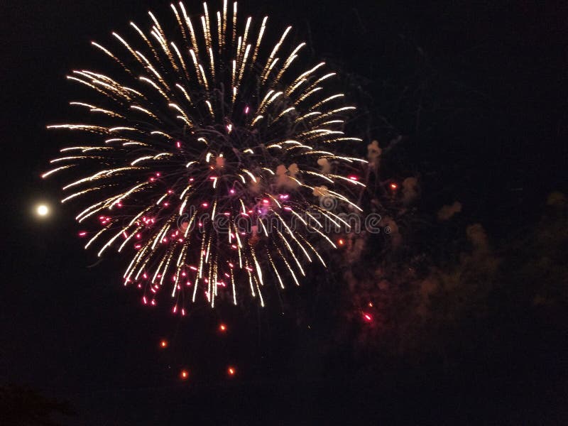 Firework Overhead stock image. Image of cloud, firework - 118910513