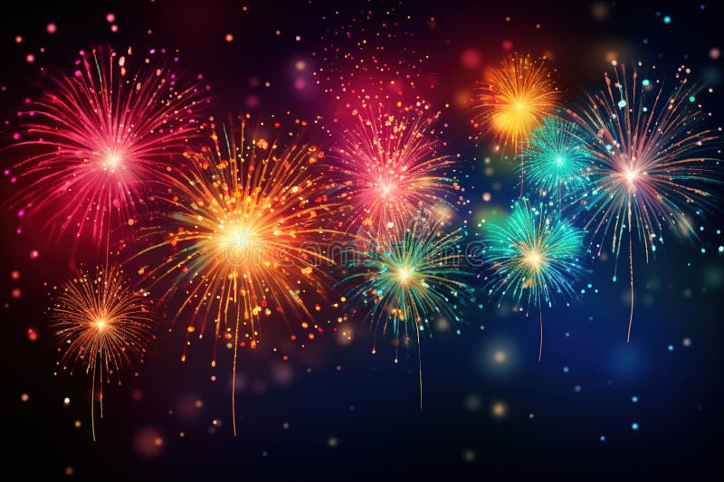 Firework for Party and Celebration Created with Generative AI ...