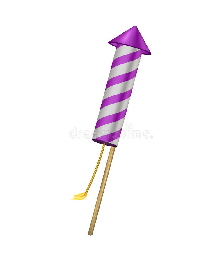 Firework rocket stock vector. Illustration of design - 32798096