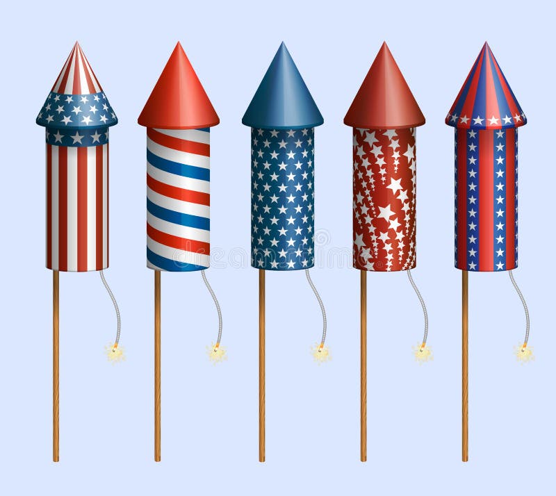 Firework rockets stock vector. Illustration of explosion - 11847034