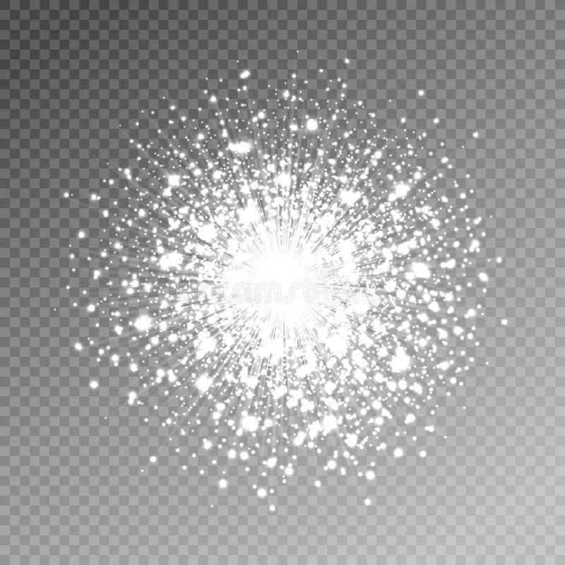 Firework Salute Magic Light Effect Stars Burst Isolated on Trans Stock ...