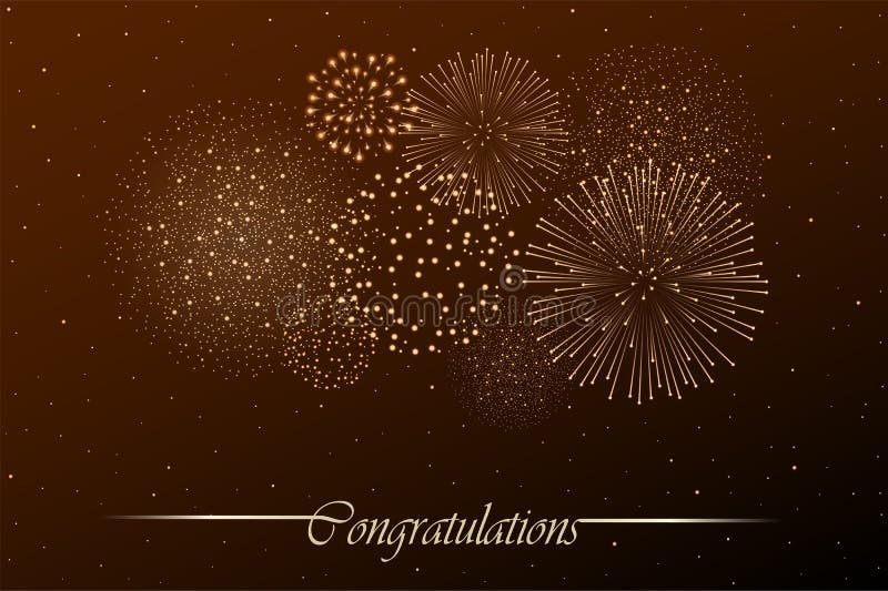 Congratulations Background Fireworks